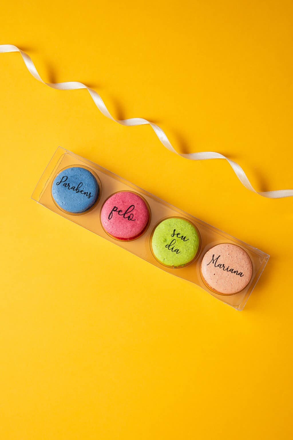 Personalize seu macaron - 4 unidades - May Macarons