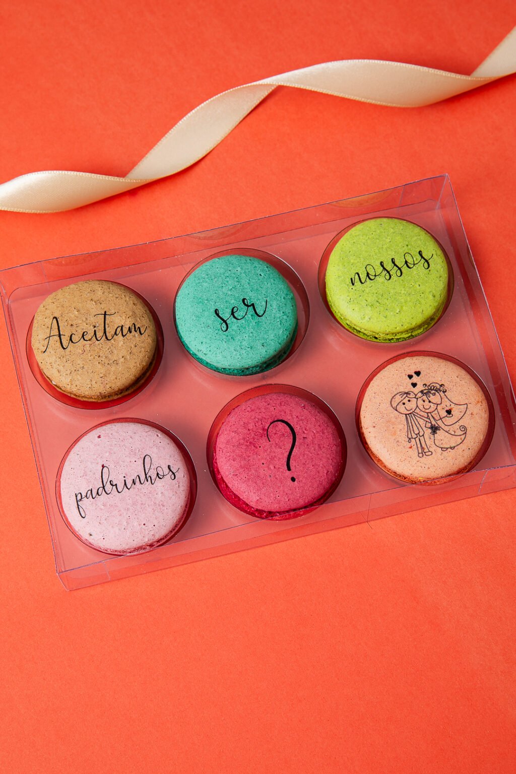 Personalize seu macaron - 6 unidades - May Macarons