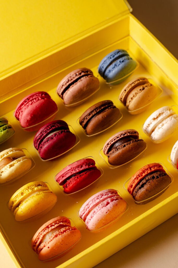 Caixa 16 mini macarons - May Macarons