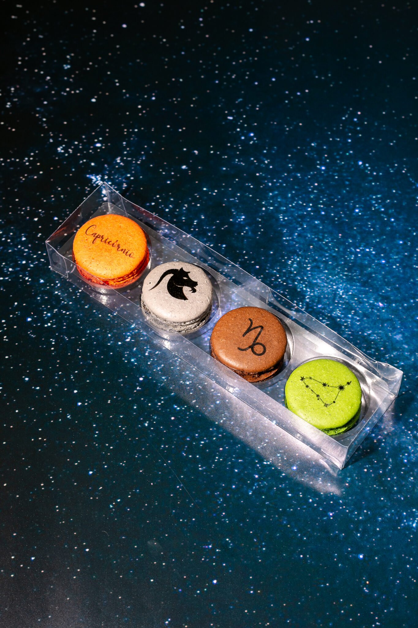 Caixa com 4 macarons - Signos - May Macarons